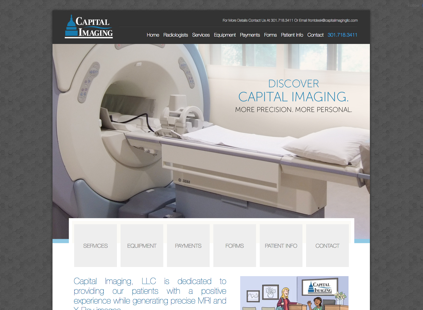 Capital Imaging Website Launch - ACS Creative